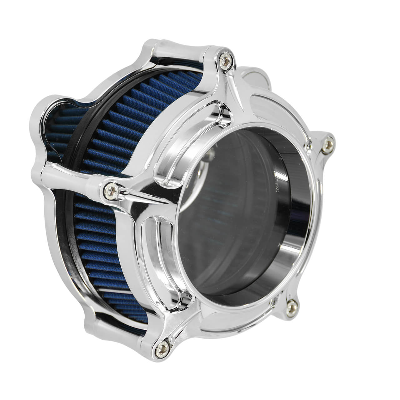 High-Performance CNC Air Filter Blue Intake Kit for Harley | Mactions
