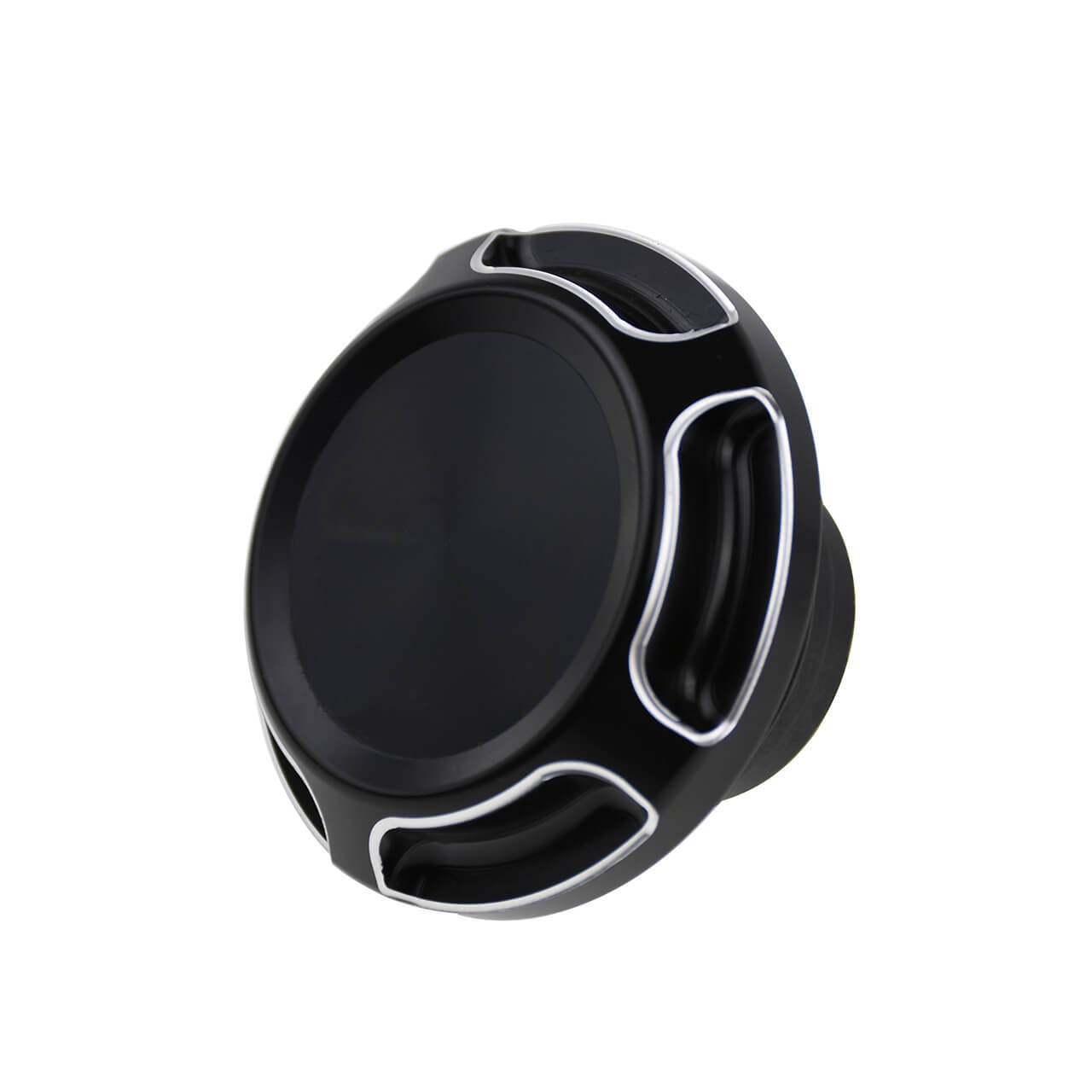 Fuel Gas Cap Tank Cover Fit Sportster XL Dyna Touring Softail All Blac