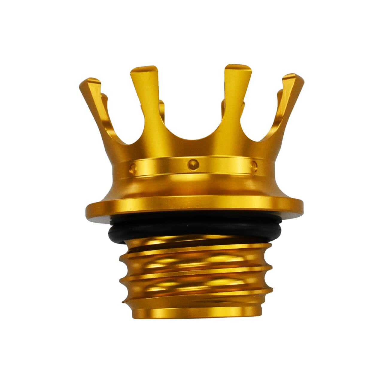 King Crown Gas Cap Fuel Tank Right-hand Thread Billet Aluminum Fit Har