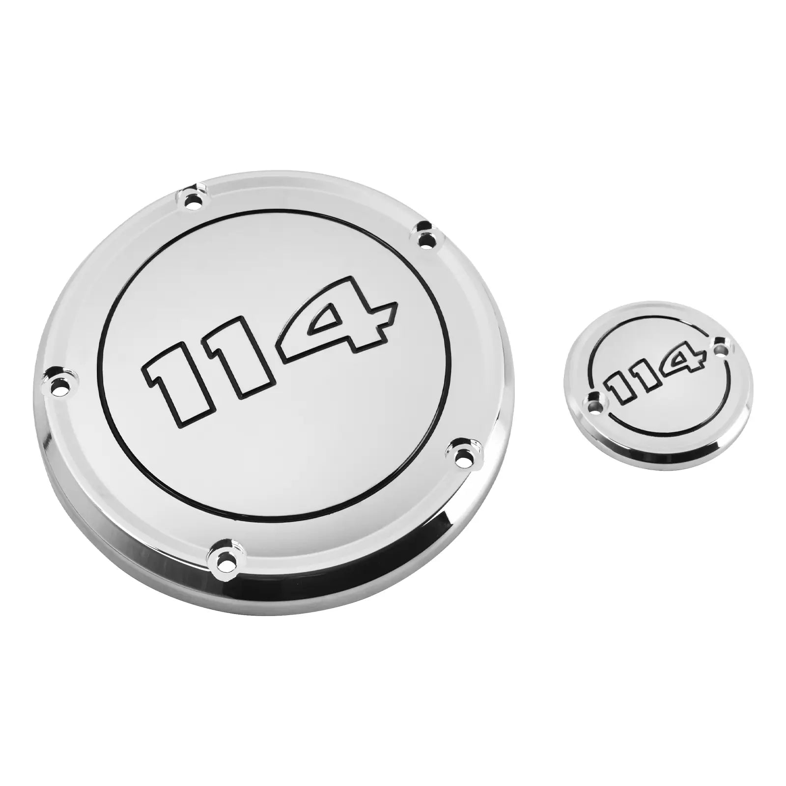 Derby Cover Timer Cover Set For Harley Softail 114 117 '22-'25 - Chrom
