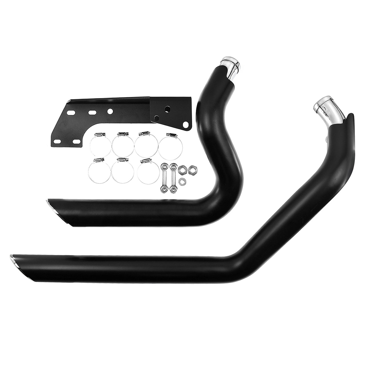 Motorcycle Staggered Shortshots Exhaust Pipes System For Harley Sports