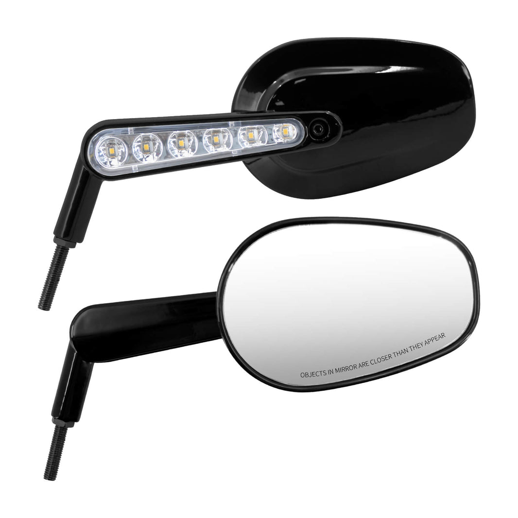 Premium Motorcycle LED Mirrors for Enhanced Safety & Style | Mactions ...