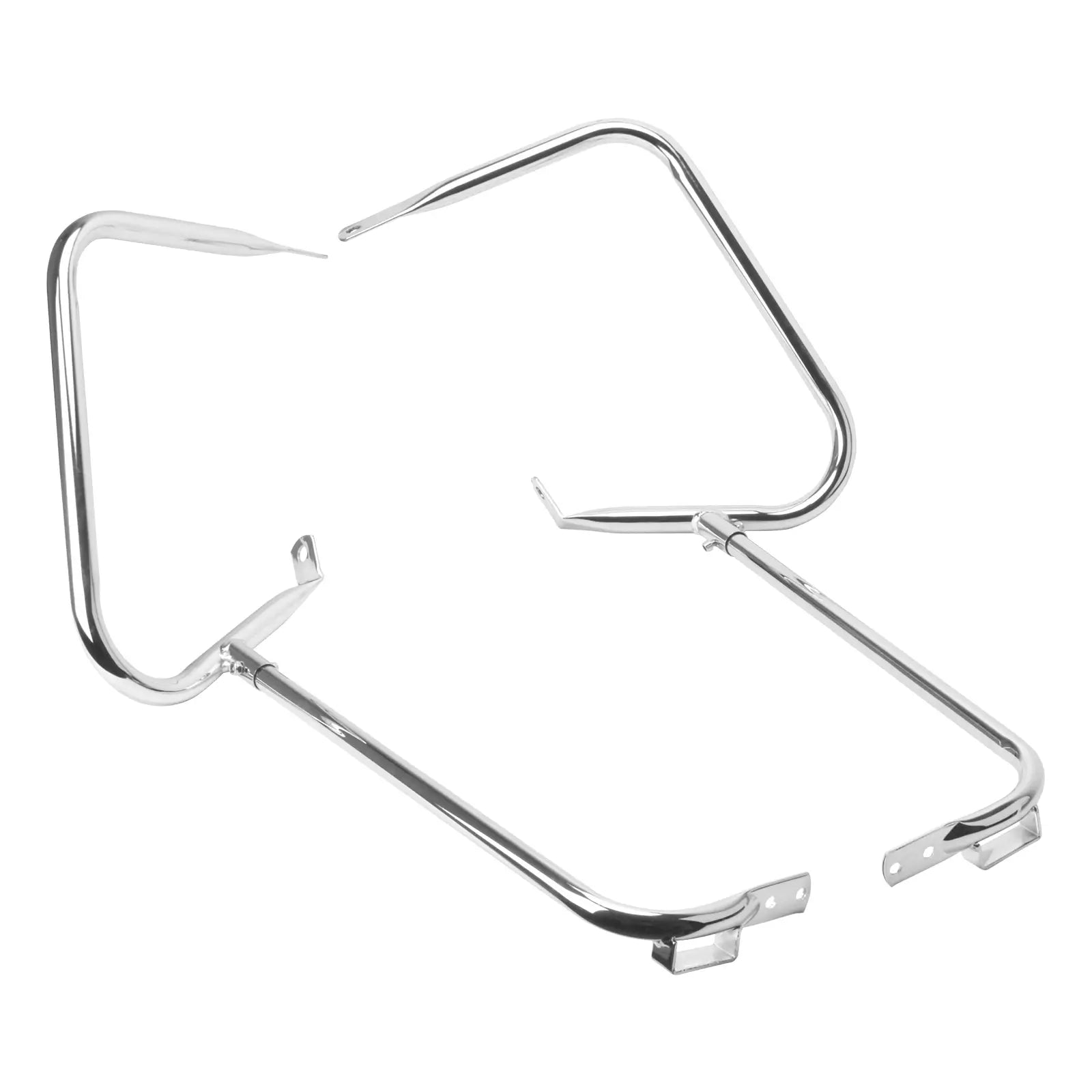 Rear Saddlebag Bracket Guard Bar for Harley Touring Electra Road Glide